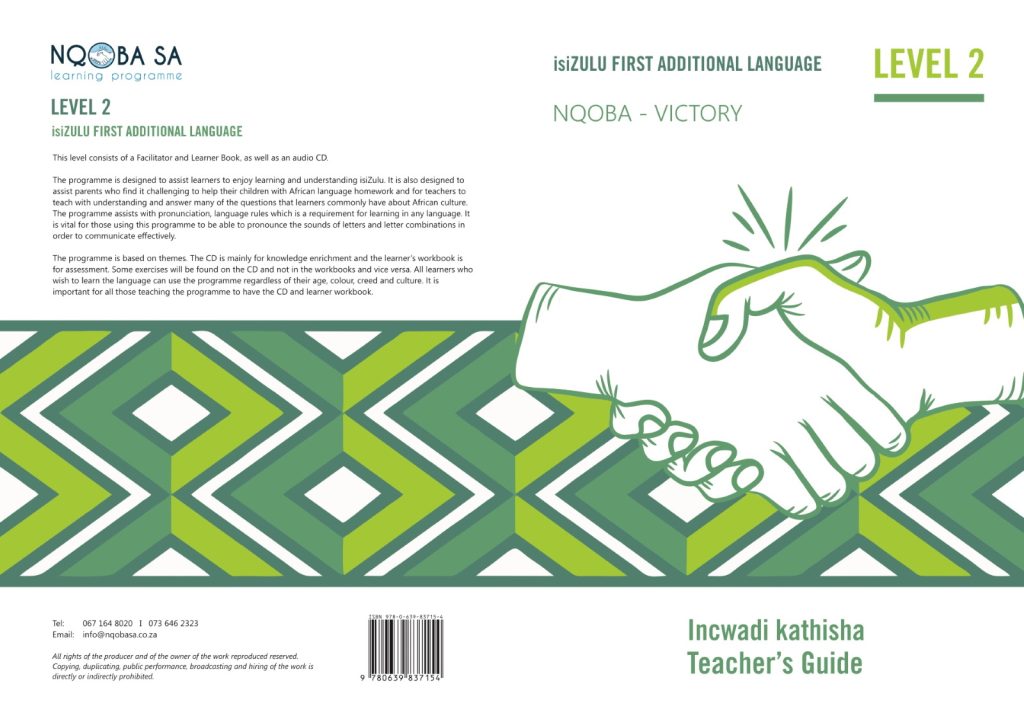 GR01 – isiZulu Portfolio Memo - Nqoba Training Programs